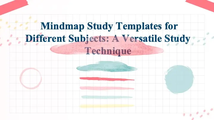 Study techniques | MindMap.Guide